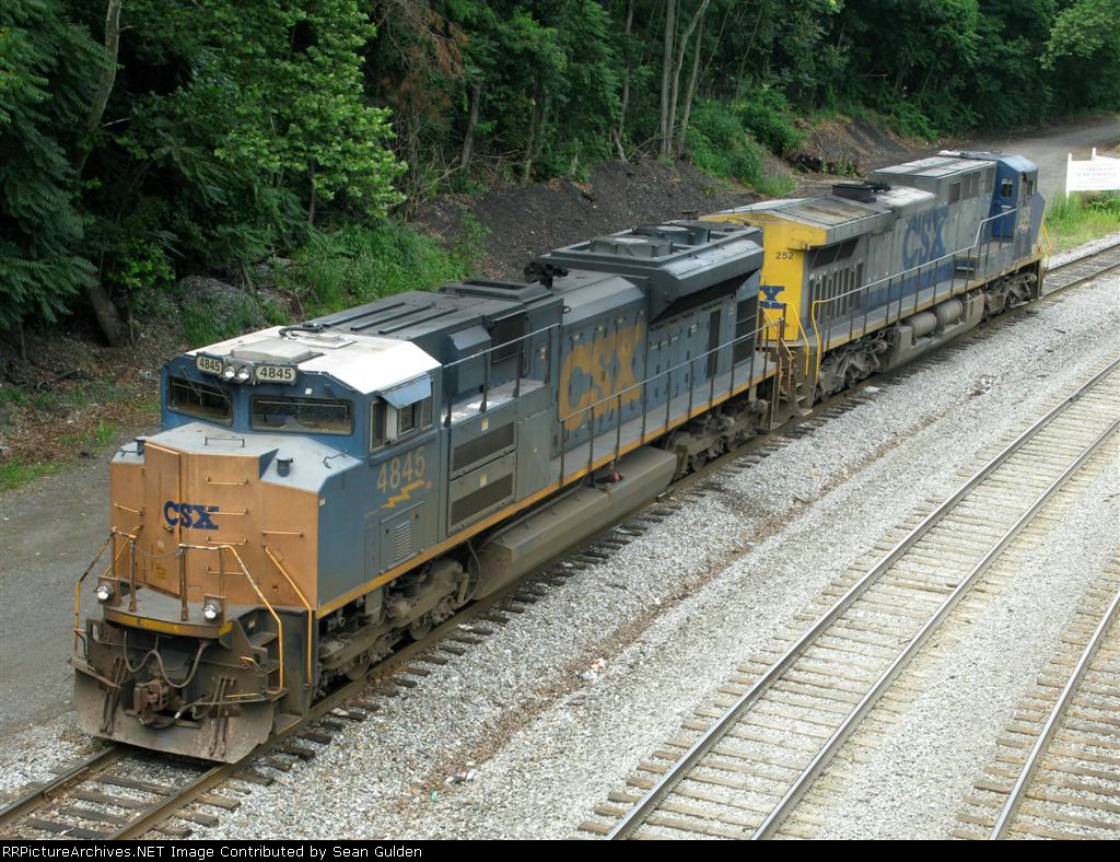 CSX 4845 & 252